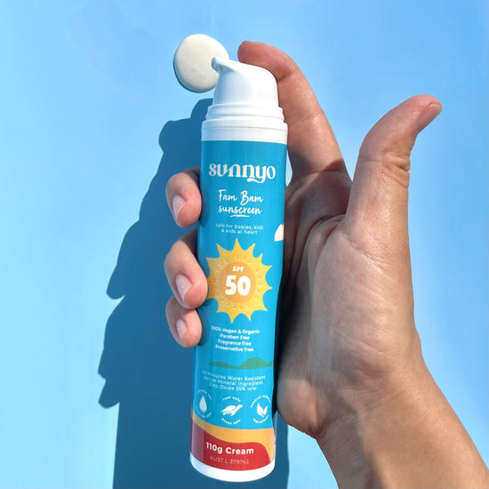 Best Children's Sunscreen | Vegan & Organic Natural Sunscreen | Sunnyo
